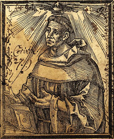 cda :: Drucke und Zeichnungen :: Martin Luther als Augustinermönch im Ordenshabit, Halbfigur ...